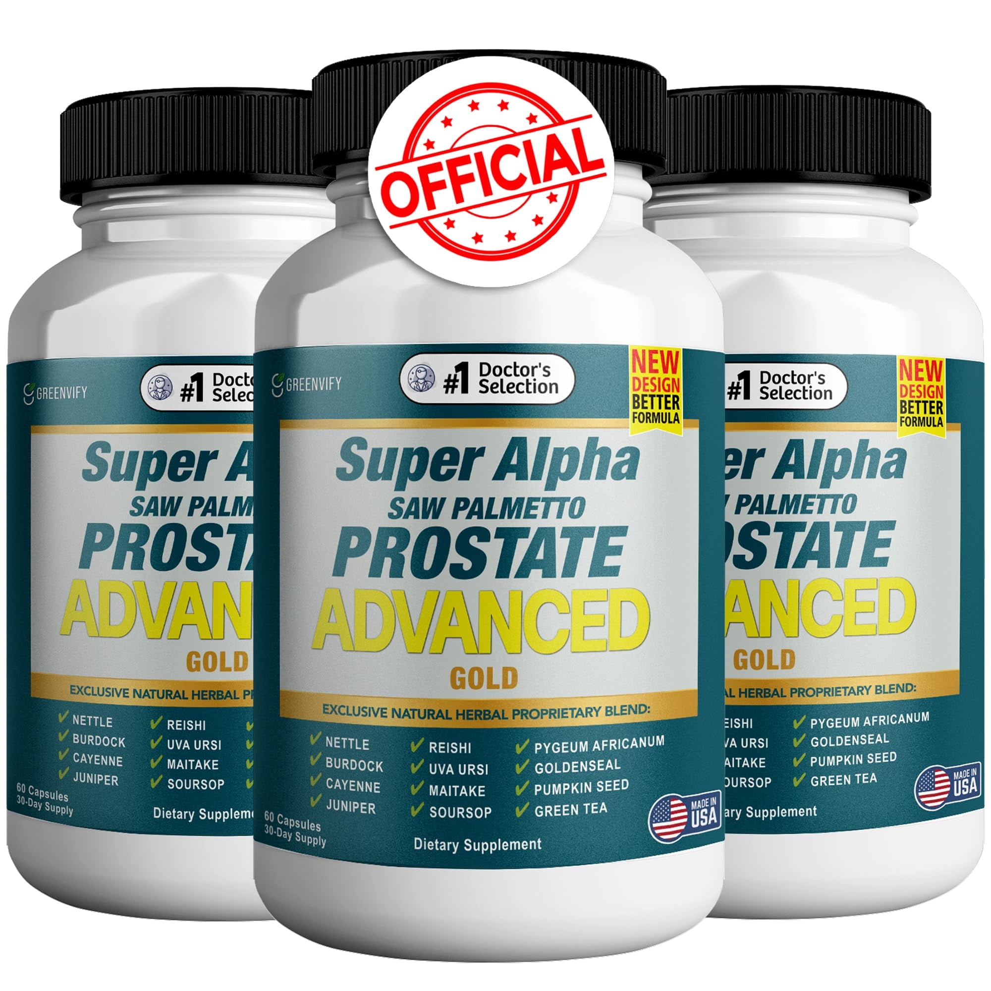 Saw Palmetto Prostate Advanced Supplement for Men Supports Prostate ...