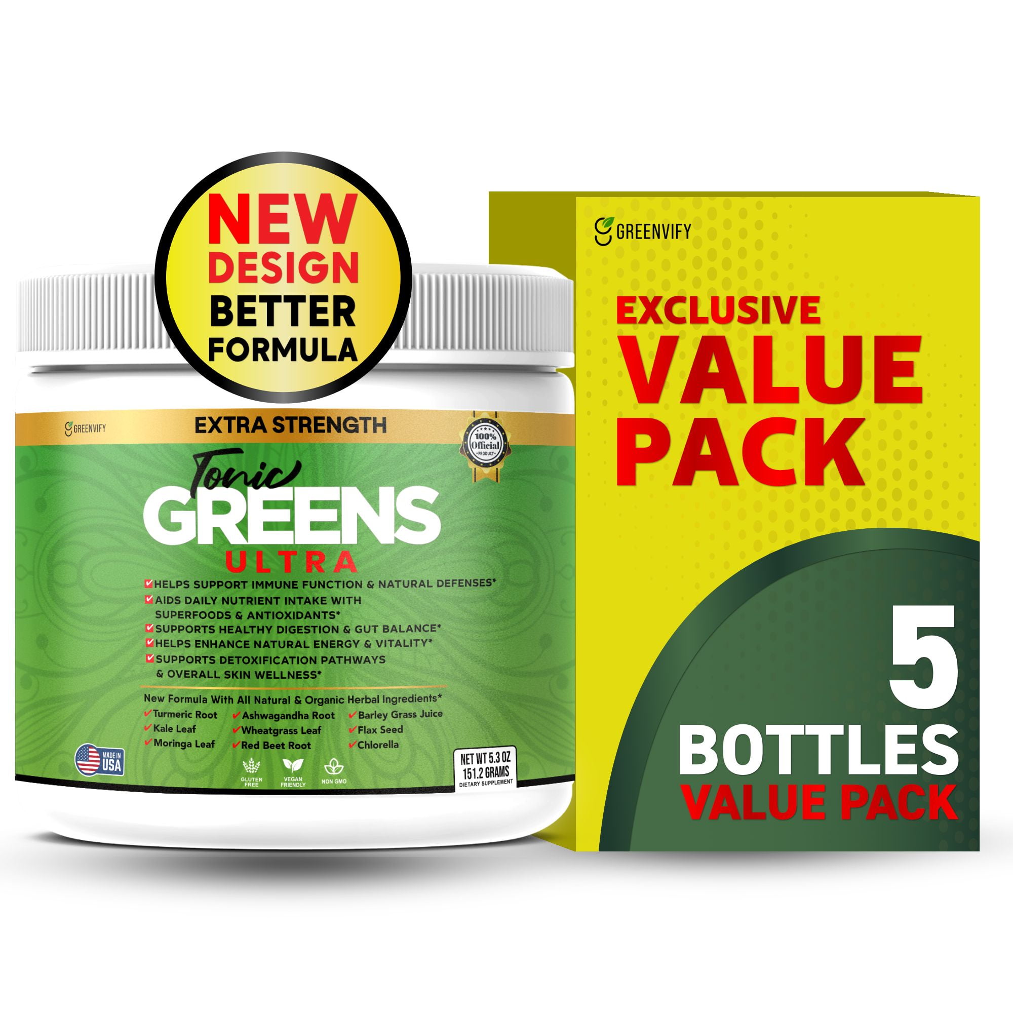 GreenVify Tonic Greens Ultra - Walmart.com