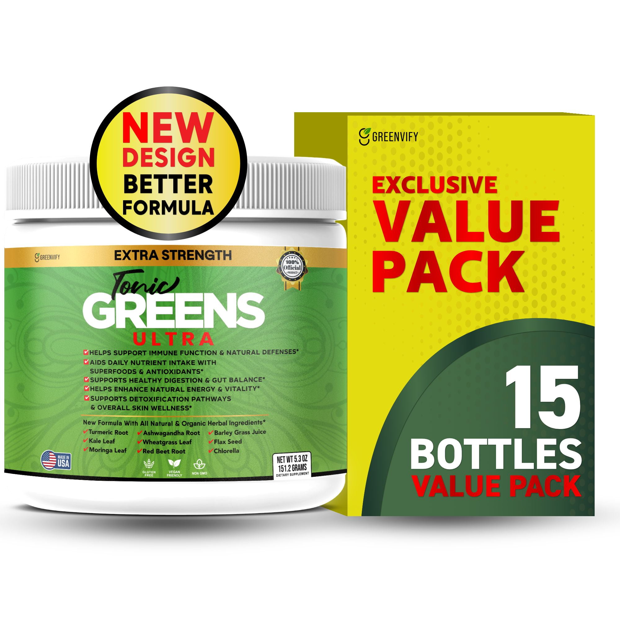 GreenVify Tonic Greens Ultra - Walmart.com