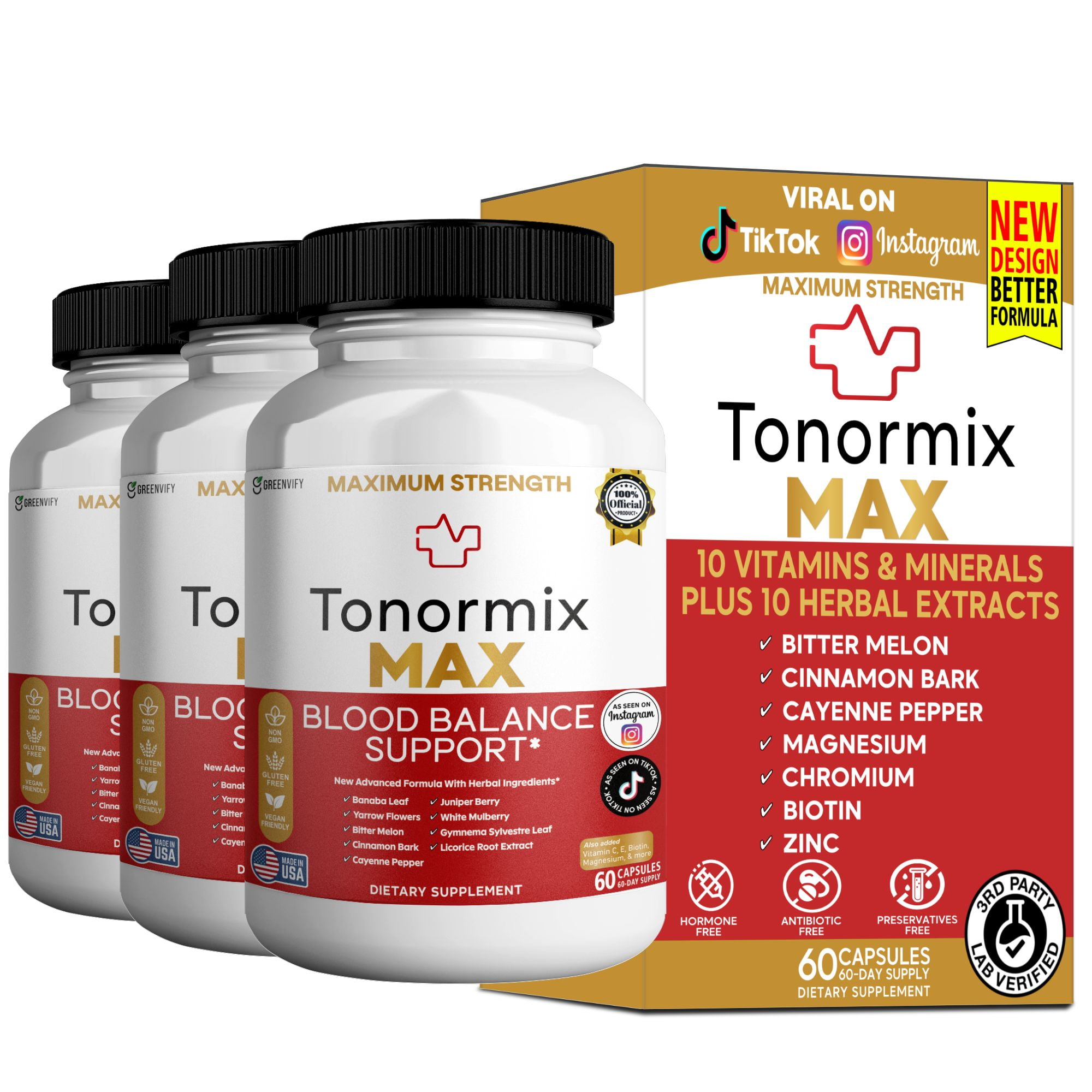 GreenVify Tonormix Max – Blood Pressure Wellness & Circulatory Balance ...