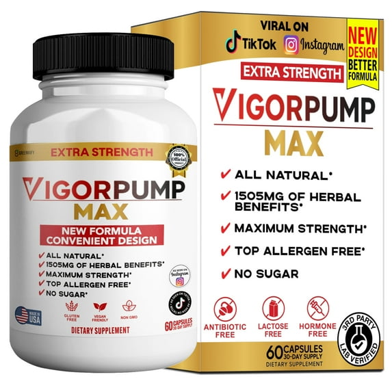 GreenVify Vigor Pump Max – Pre-Workout Energy & Performance Support ...