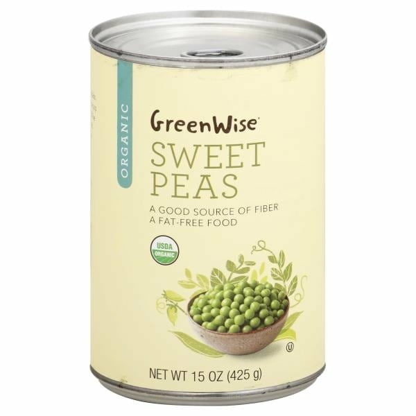 GreenWise Organic Sweet Peas 15 oz (Pack of 2) - Walmart.com