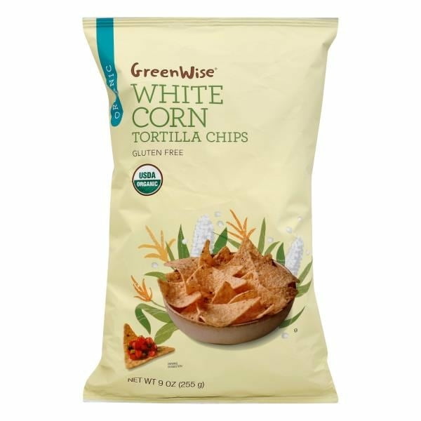 GreenWise Tortilla Chips Organic White Corn (Pack of 2) - Walmart.com