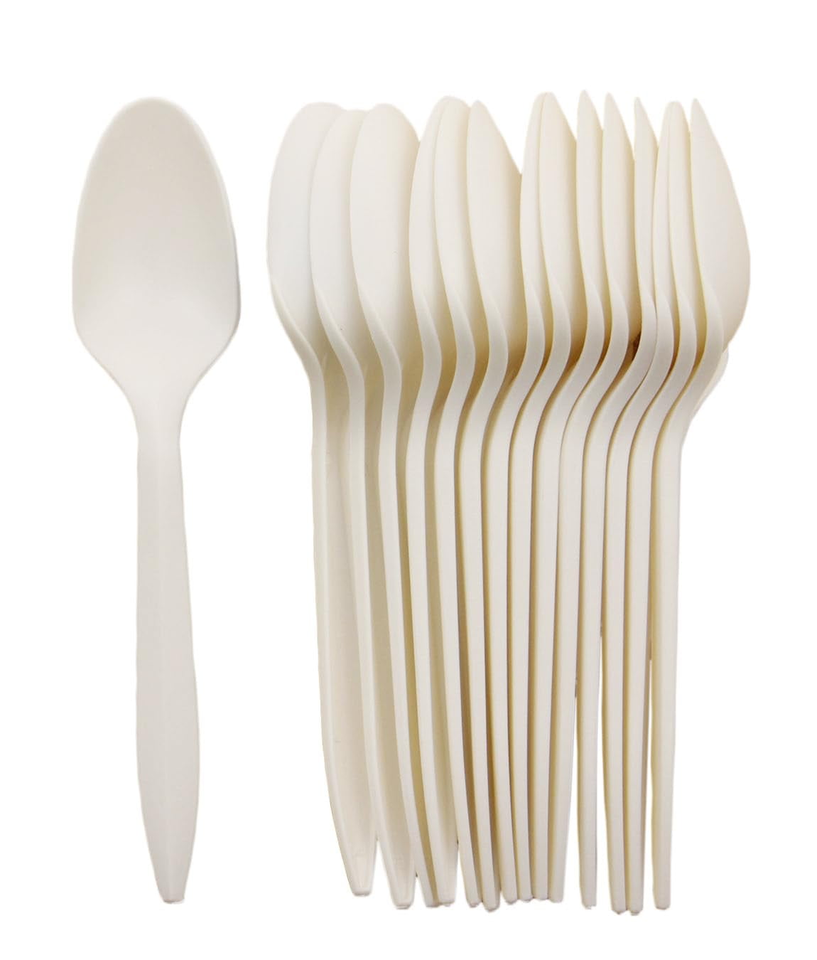 GreenWorks 5.8" Plant Starch BDF32 Disposable Cutlery Spoons,1000 Count ...