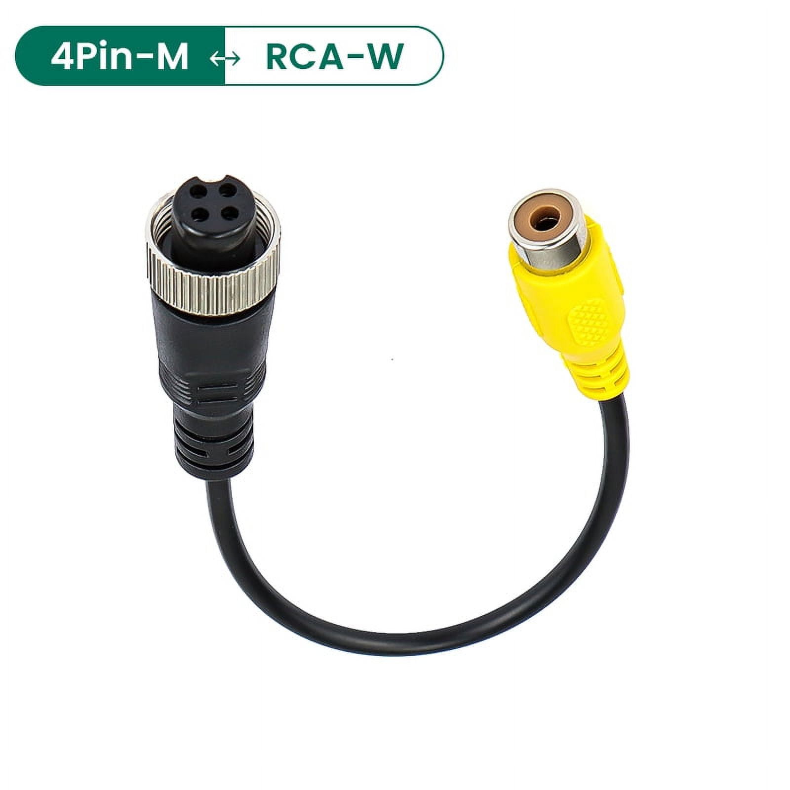 GreenYi 4Pin Aviation Head Male/Female to RCA AV/Female DC Multiple ...