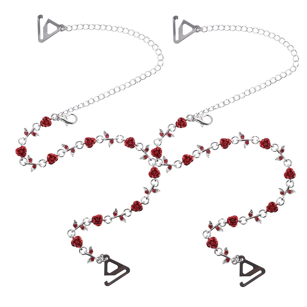 Greenadscape 1 Pair Bra Straps Removable Dress Straps in Red with Non ...