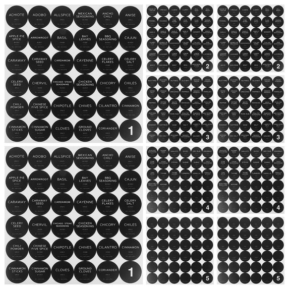 Greenadscape 10 Sheets 360 Stickers Paper Classification Sticker for ...