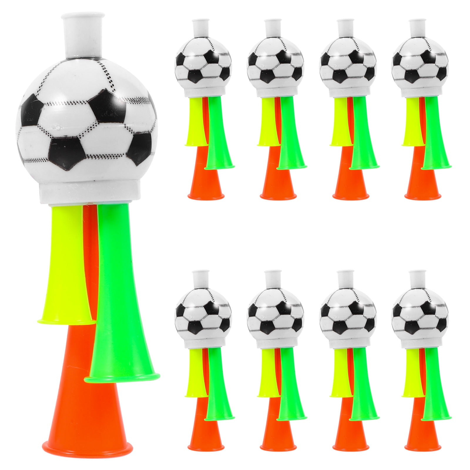Greenadscape 10Set Assorted Color Plastic Cone Shaped Toy Trumpets for ...