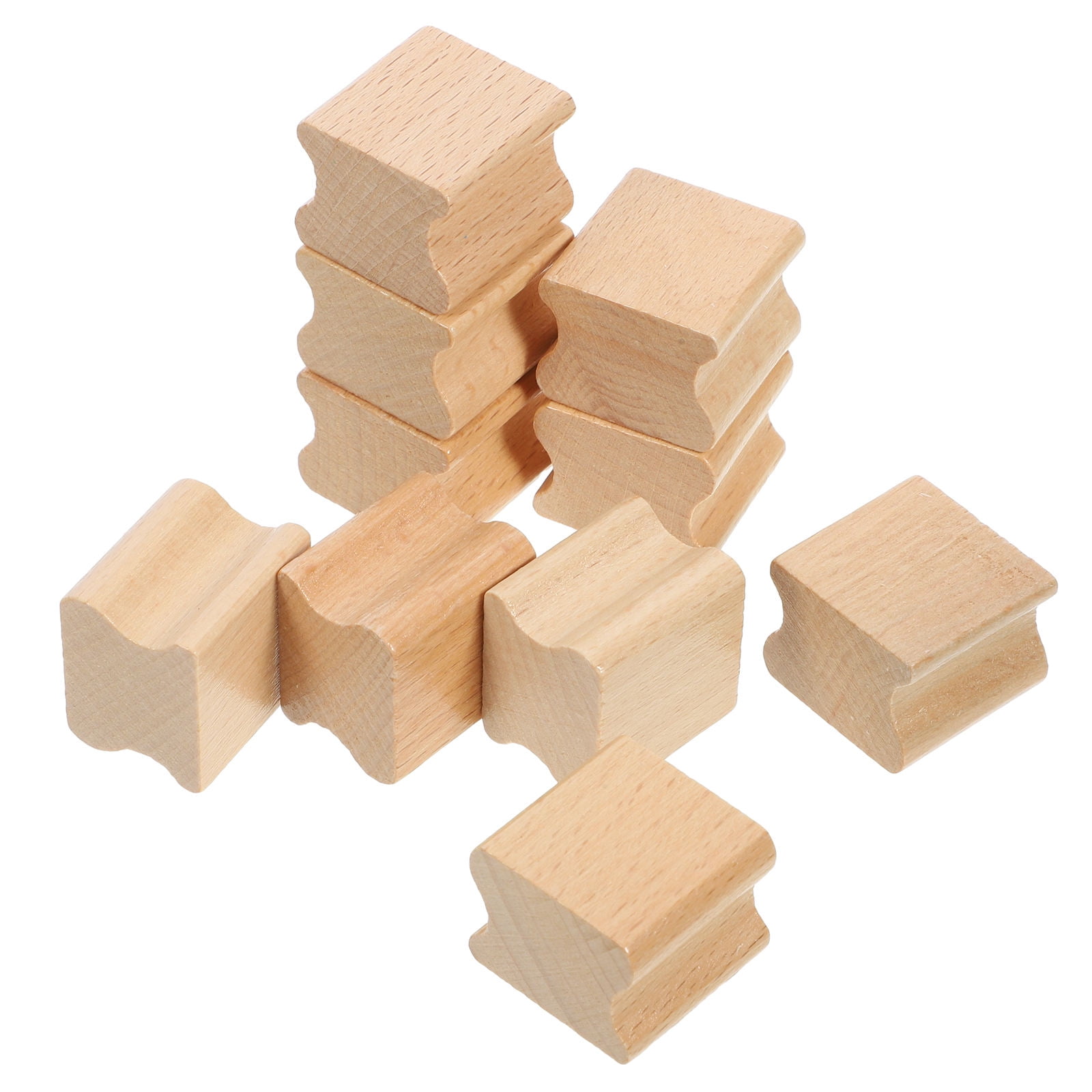Greenadscape 10Set Decorative Wood Stamp For Scrapbooking Diy Wood ...