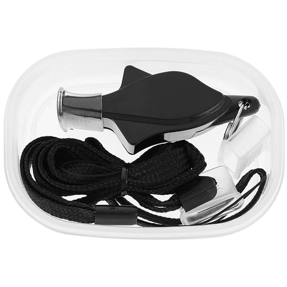 Greenadscape 1Pack Black Stainless Steel Whistle For Hiking And Travel ...