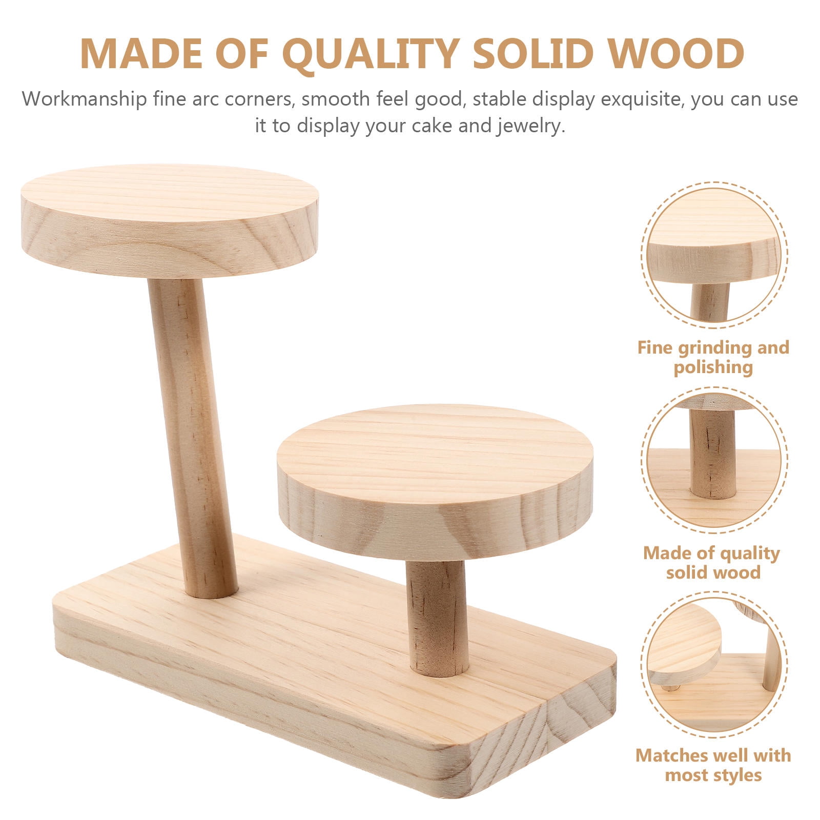 Greenadscape 1Pack Solid Wood Organizer Stand Ladder Design for ...