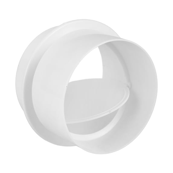 Greenadscape 1Pcs Duct Coupler Check Valve Ventilation Abs White For ...