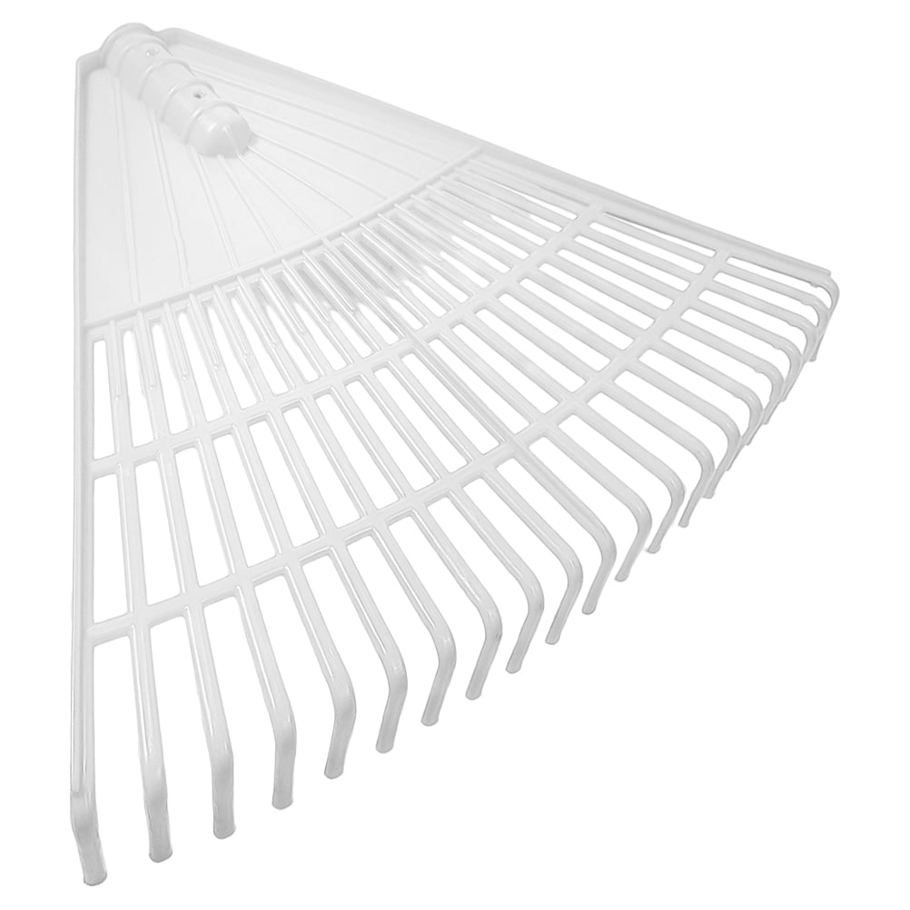 Greenadscape 1Pcs Rake for Leaves Removal Leaf Clearing White Plastic ...