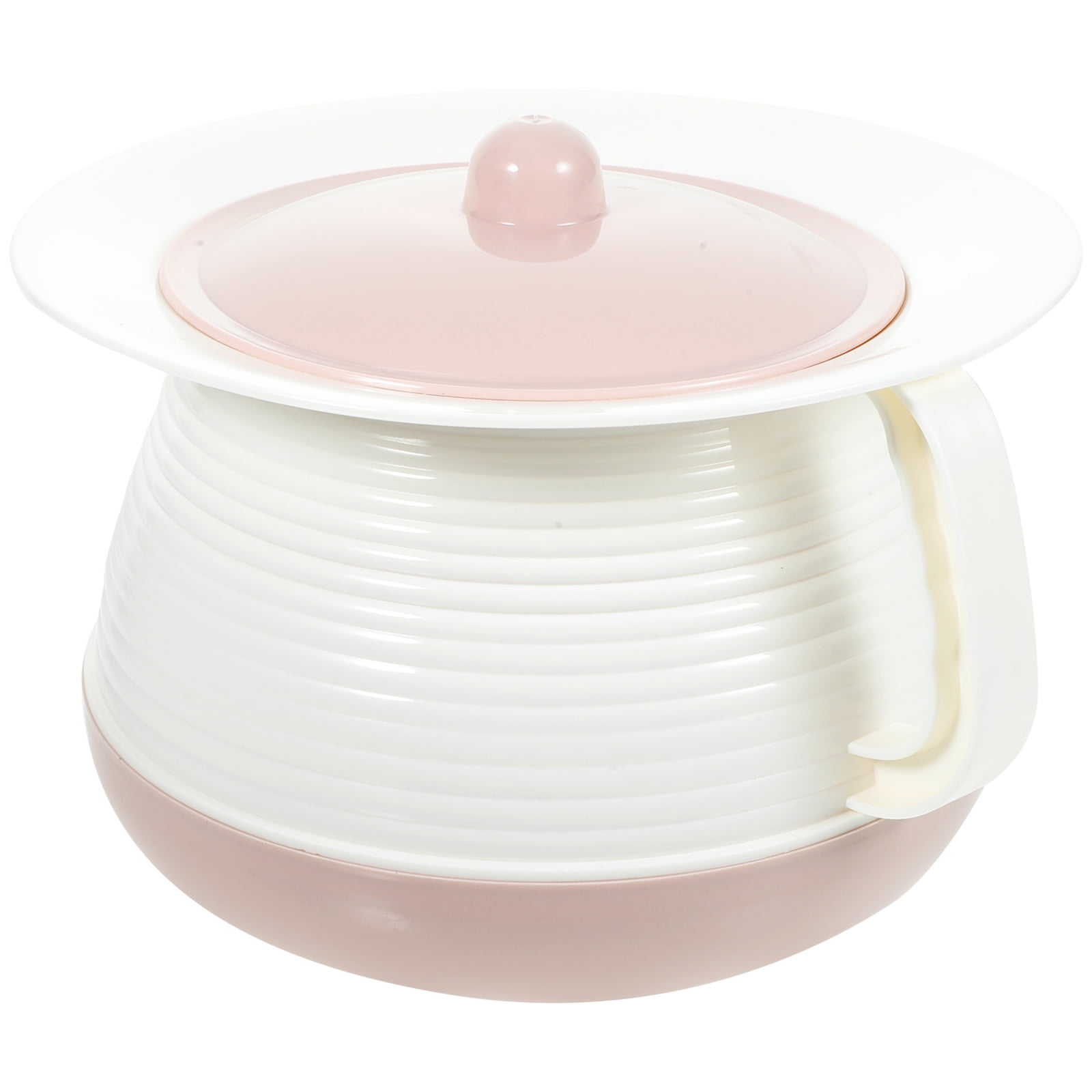 Greenadscape 1Pcs White Round Chamber Pot for Adults Durable and Odor ...