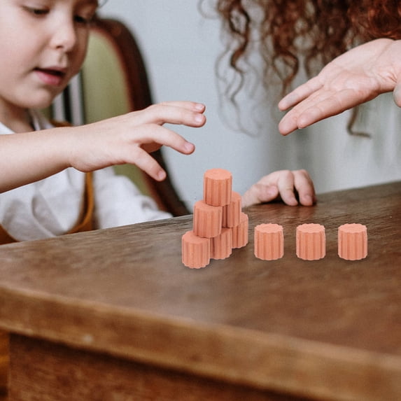 Greenadscape 20Pcs Clay Small Bricks Roman Columns For Miniature Scene ...
