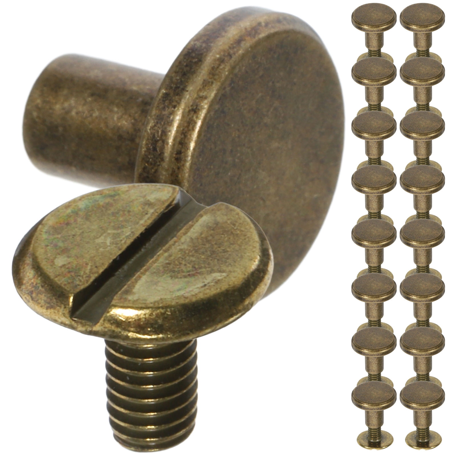 Greenadscape 20Pcs Metal Studs Rivets for Diy Projects in Zinc Alloy ...