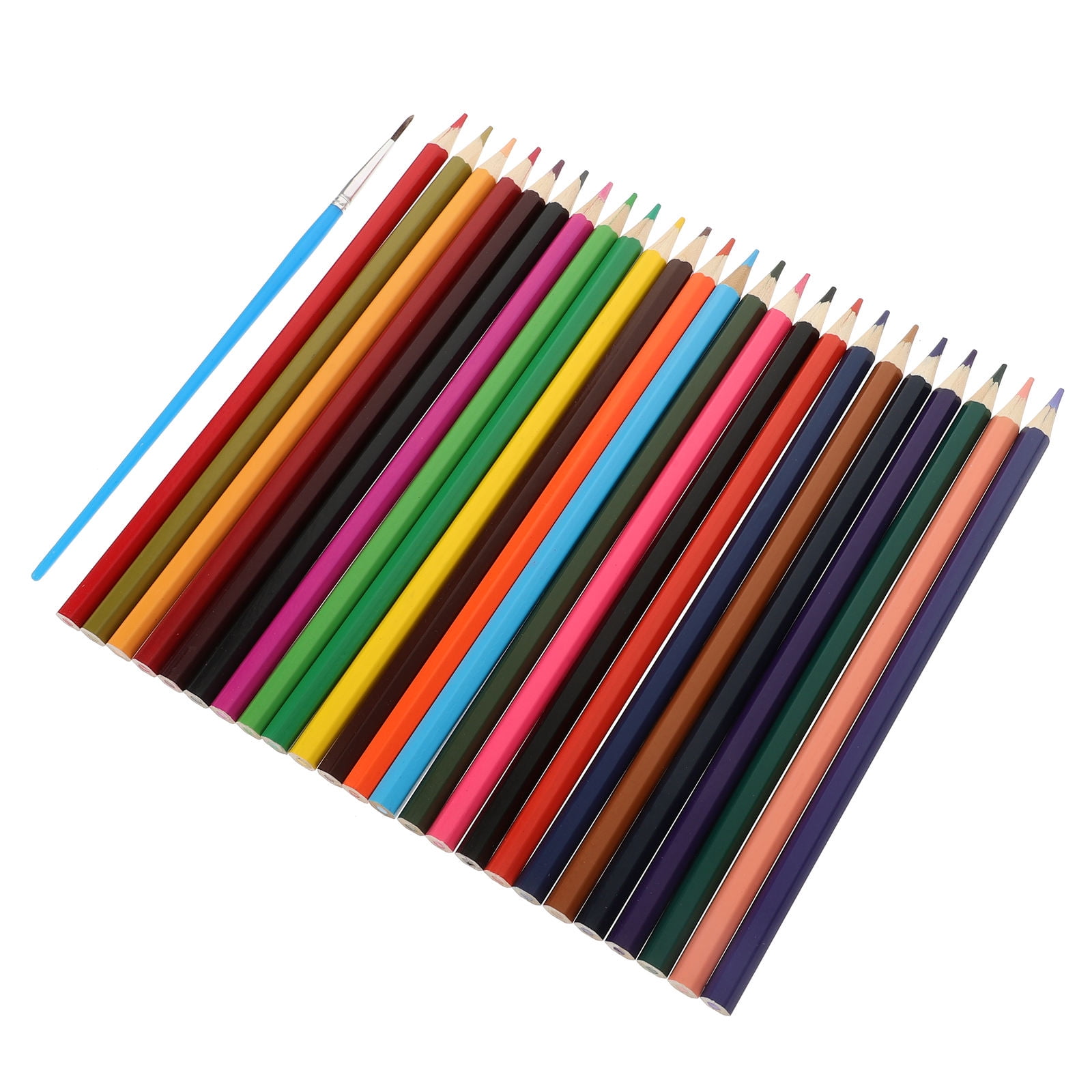 Greenadscape 24Pcs Multicoloured Pencil Colored Pencils Assorted Color ...