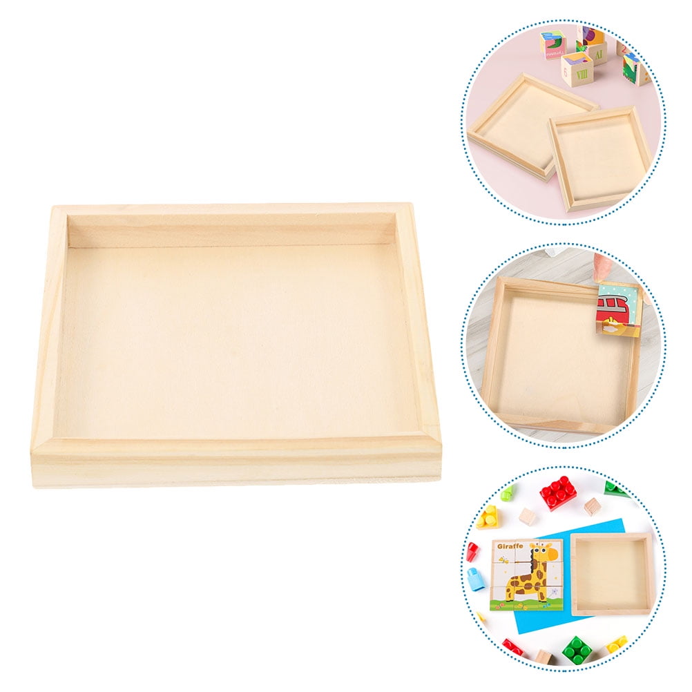Greenadscape 2Pcs Stackable Puzzle Trays for Sorting and Organization ...