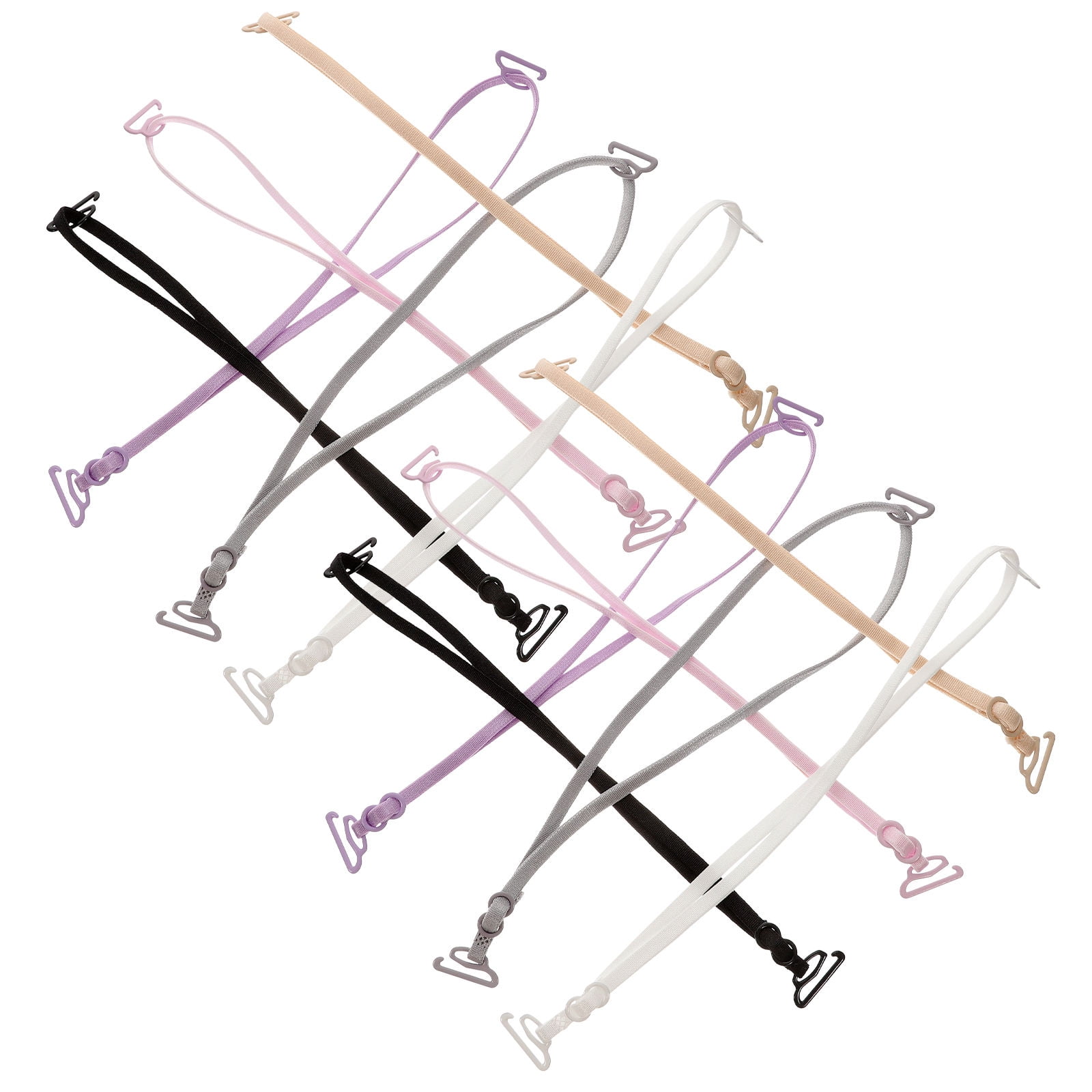 Greenadscape 6 Pairs Ergonomic Design Bra Straps for Daily Use and ...