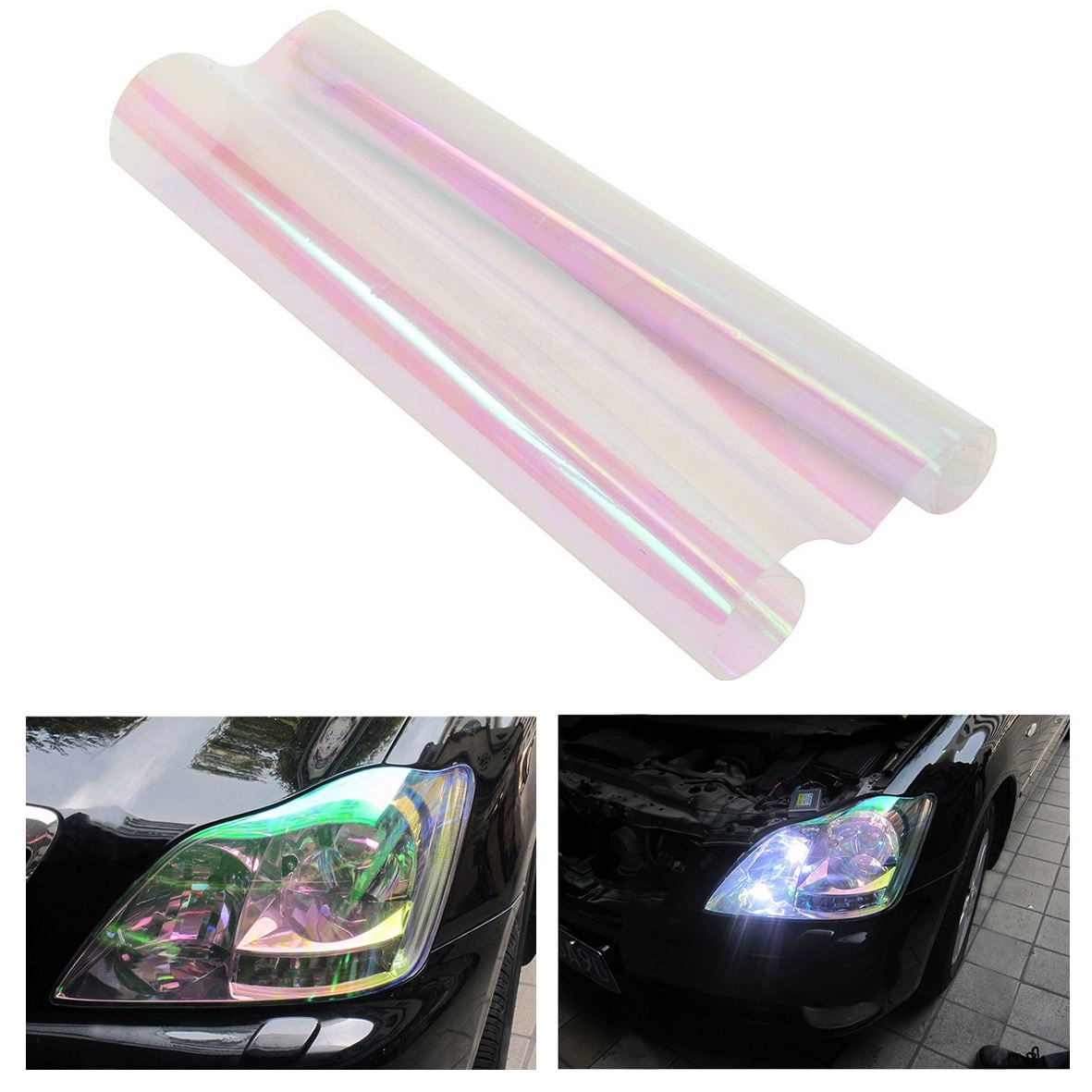 Greenadscape Car Tint Film Self-Adhesive Clear Pvc 120Cm X 30Cm 1Pack ...