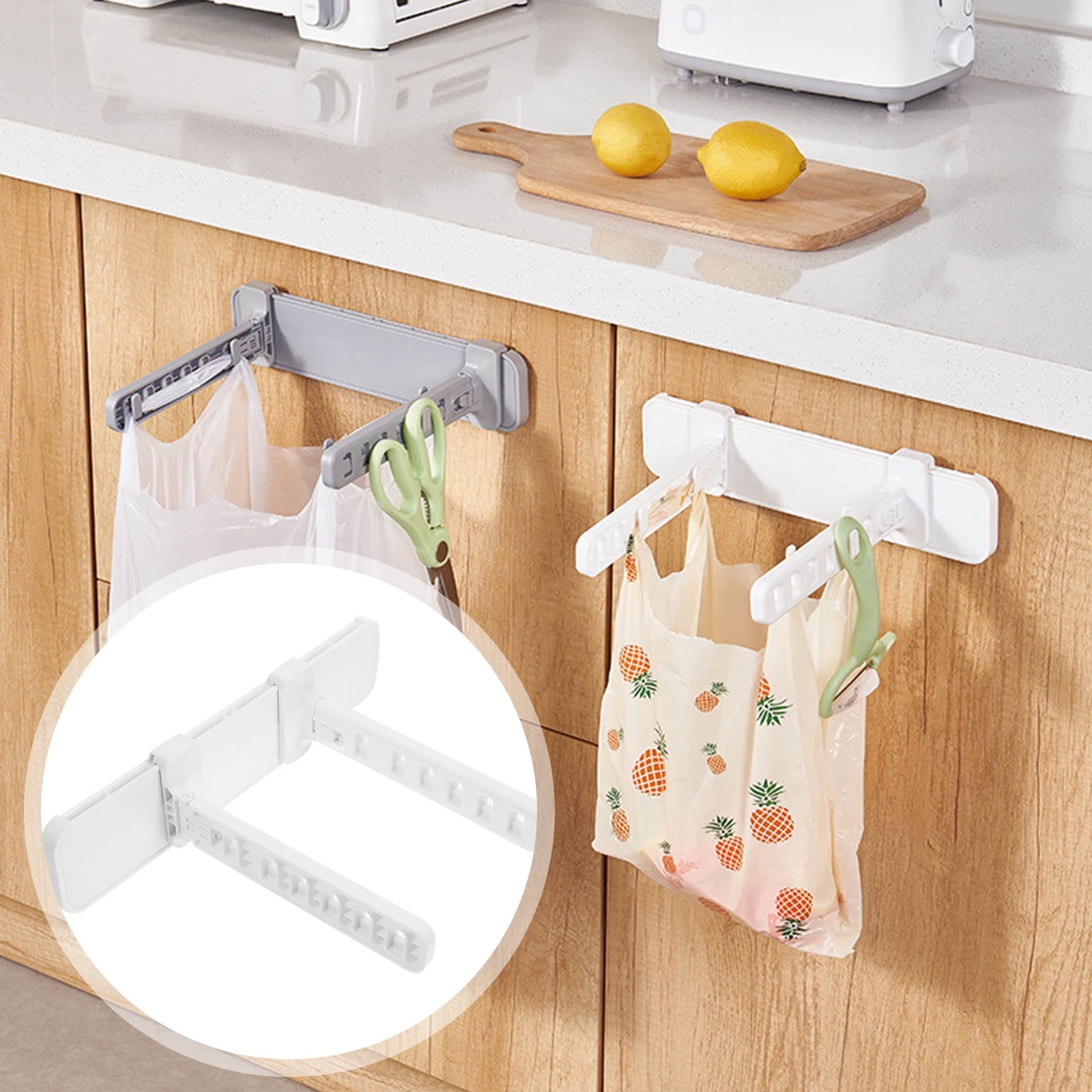 Greenadscape Garbage Bag Storage for Kitchen 1Pack Foldable Wall ...