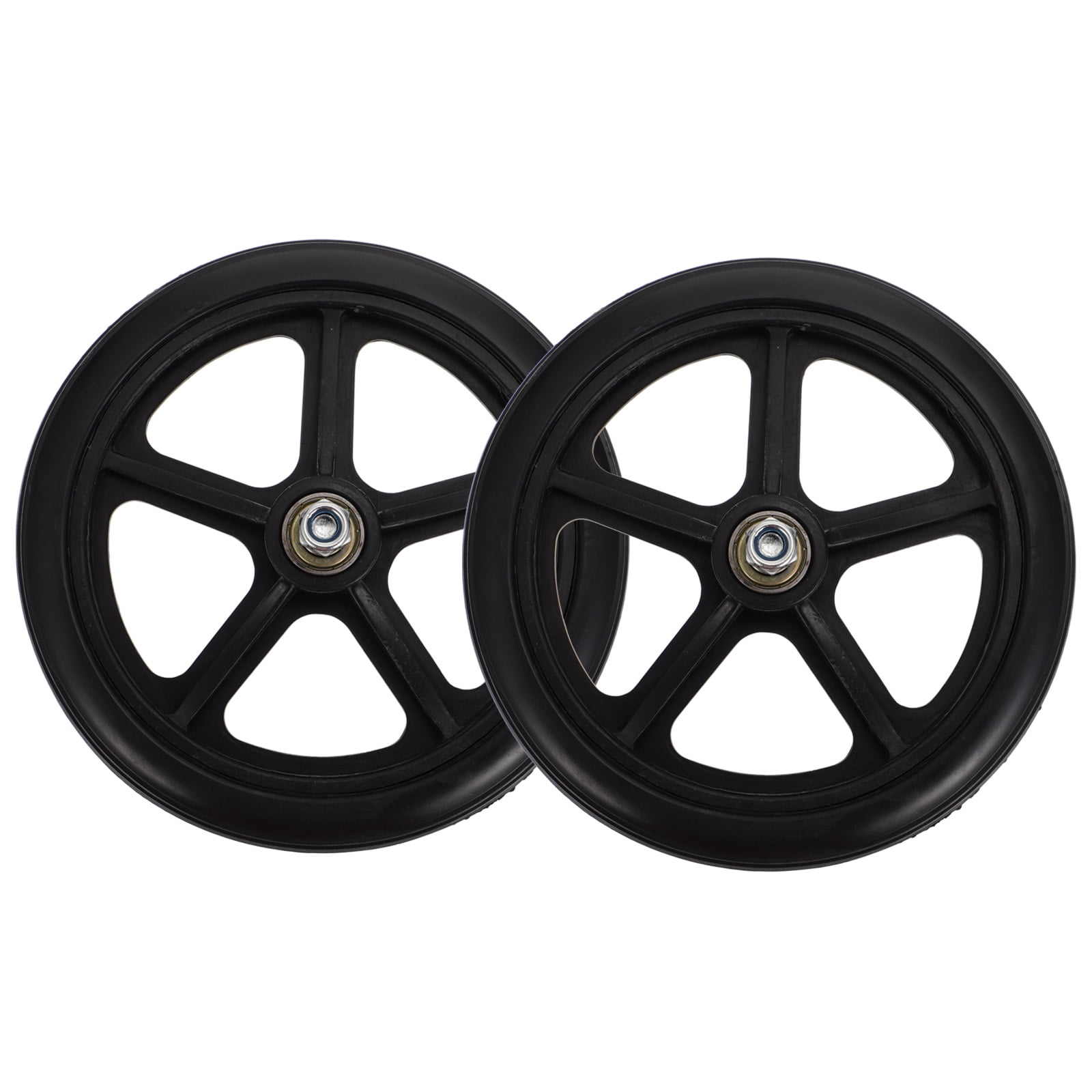 Greenadscape Office Chair Accessory Wheels 2Pcs Black Alloy for 360 ...
