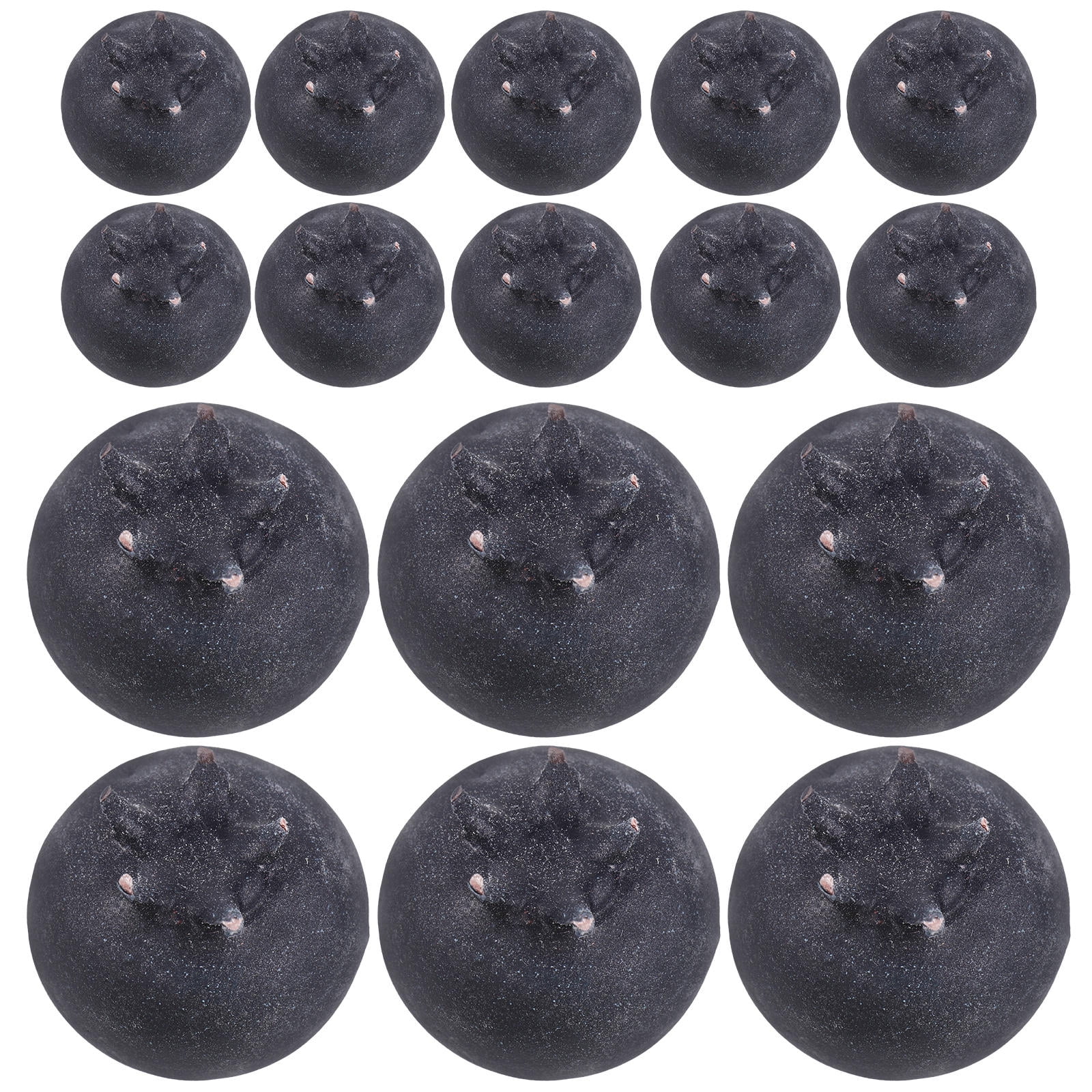 Greenadscape Round Foam Artificial Blueberries 20Set Realistic Design ...