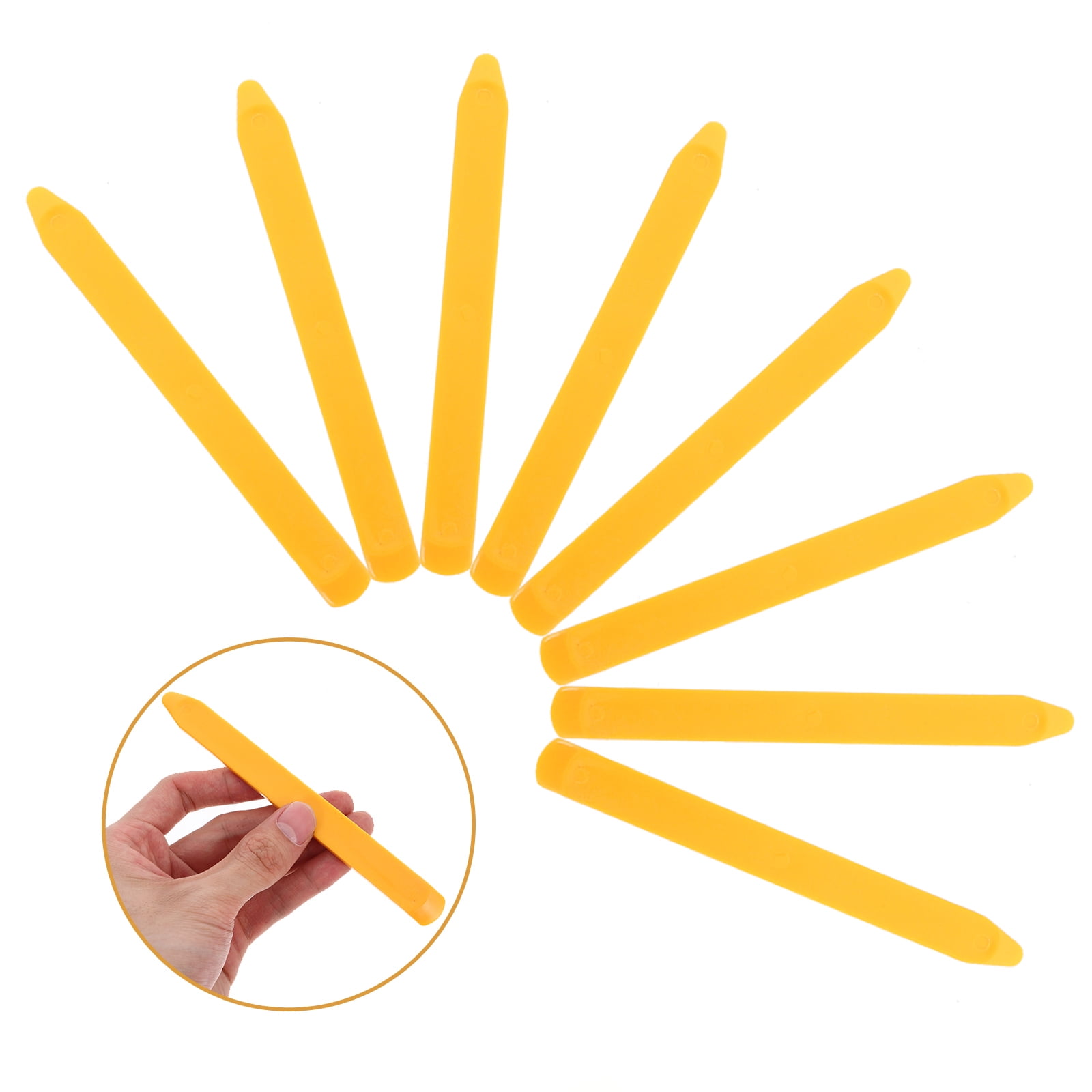 Greenadscape Seam Smoothing 20Pcs Yellow Abs Scraper for Construction ...
