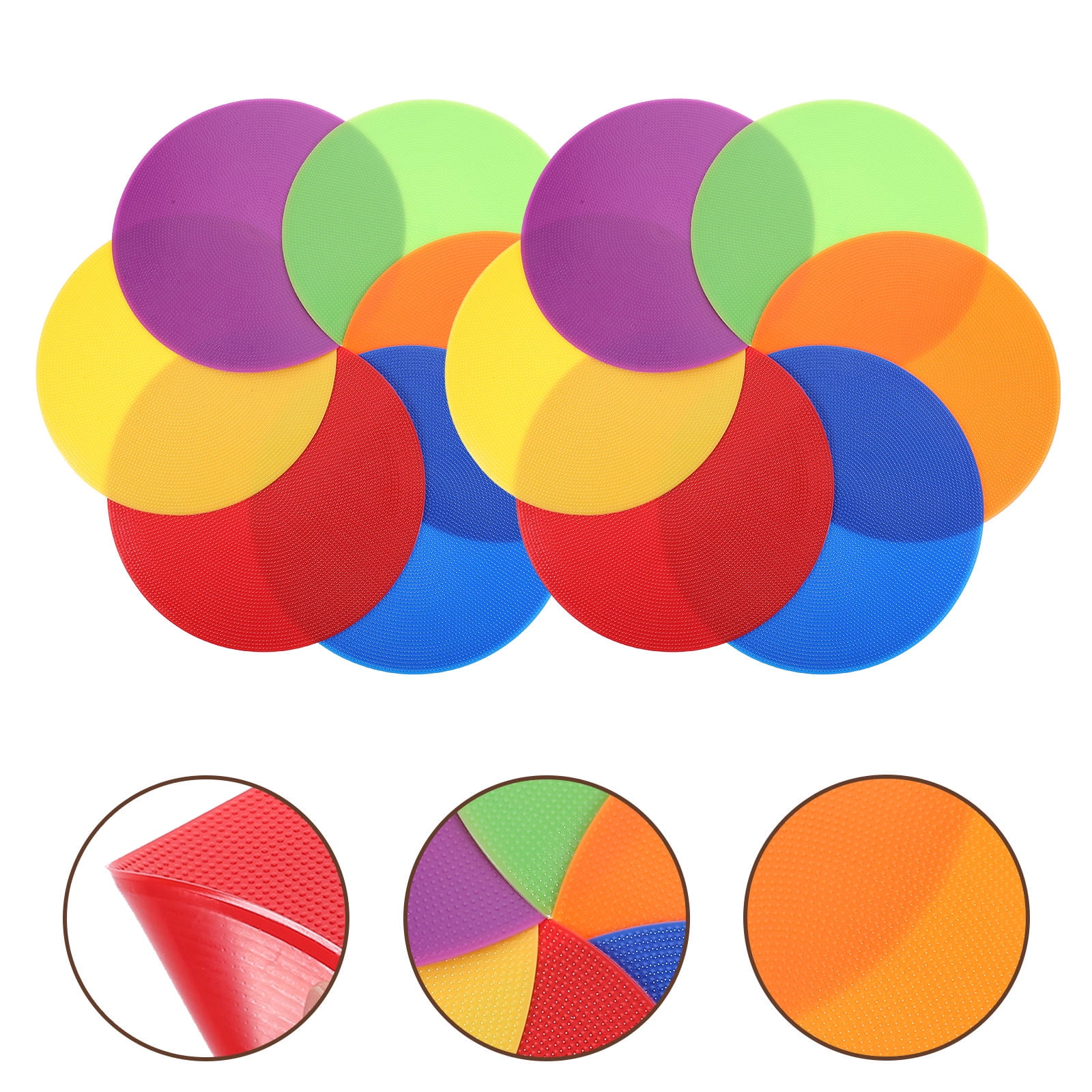 Greenadscape Training Discs for Football 12Pcs Circular PVC for ...