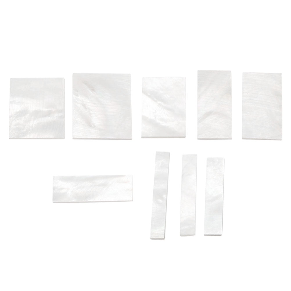 Greenadscape White Sea Shell Fret Markers 9Pcs for Guitarists and ...