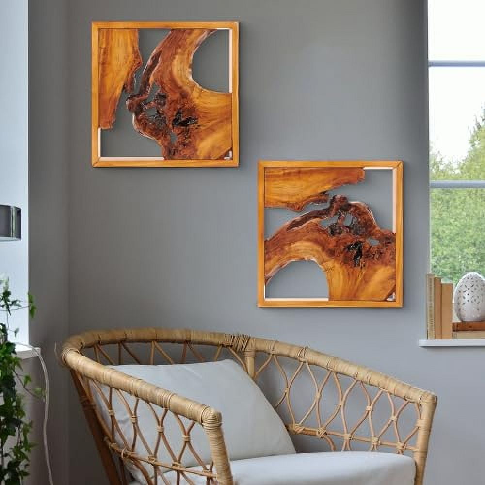 Greenage Cedar Roots Wall Decor M size 20"×20"×2" Hanging Decoration ...