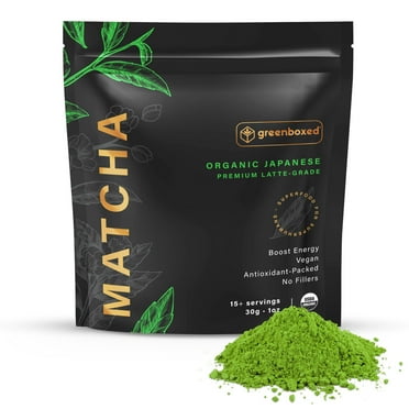 Greenboxed Matcha Organic Japanese Ceremonial Matcha Green Tea Powder ...