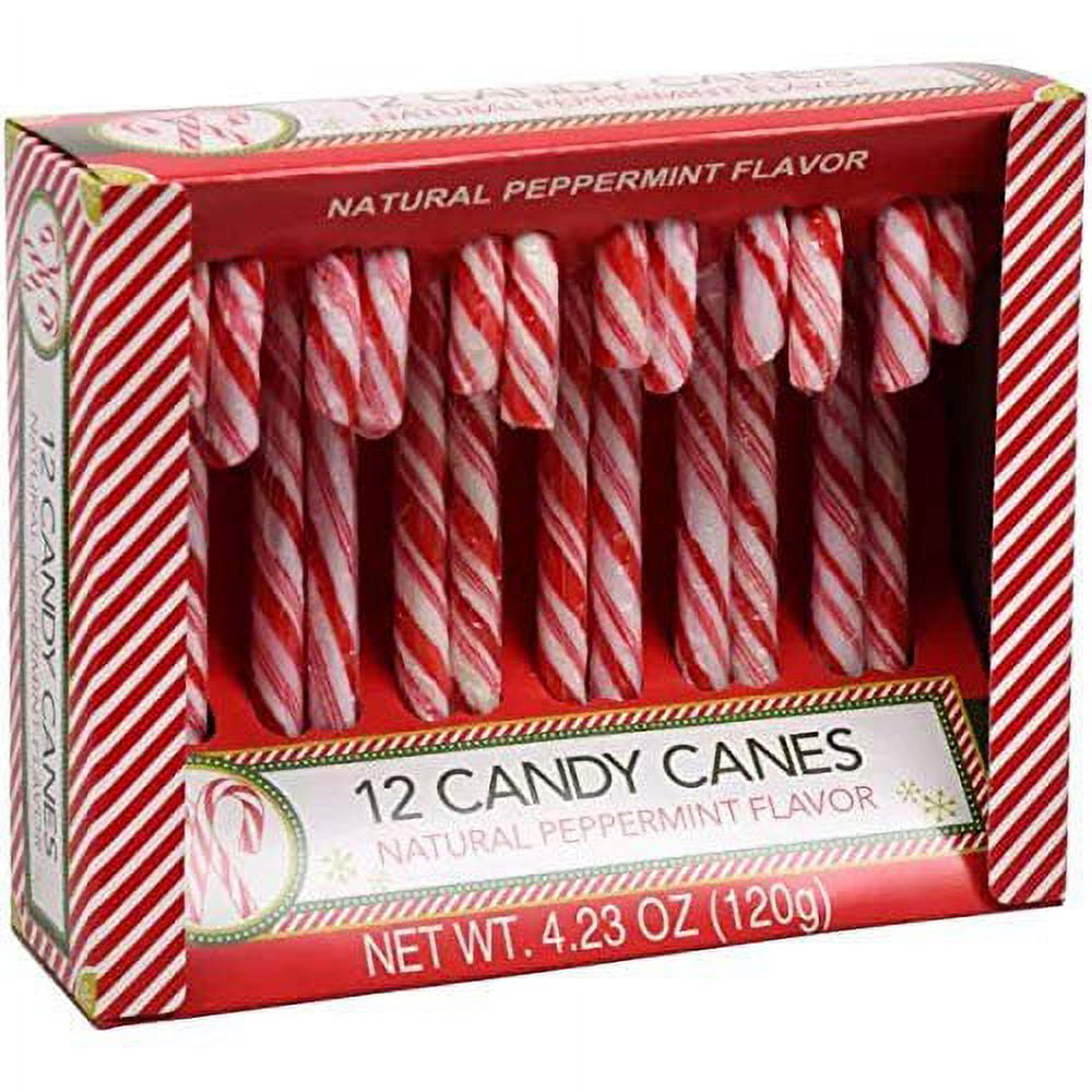 Greenbrier Candy Canes - Natural Peppermint Flavor Red & White Stripes ...