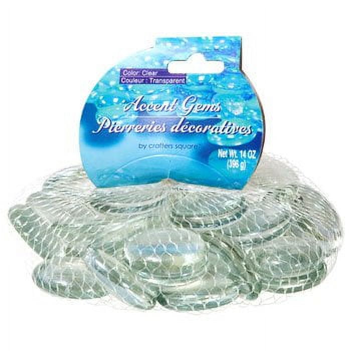 Greenbrier International Accent Gems Clear Glass Gems Decorative Stones ...