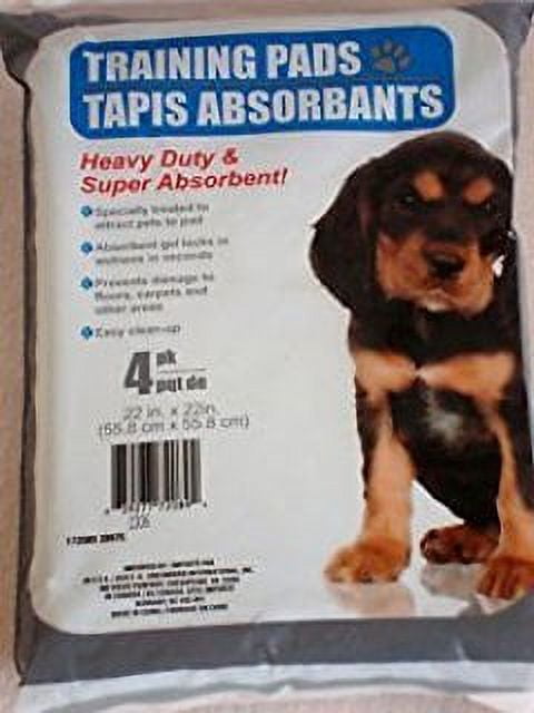 Greenbrier Kennel Club Heavy-Duty Pet Training Pads, 22x22 in ...