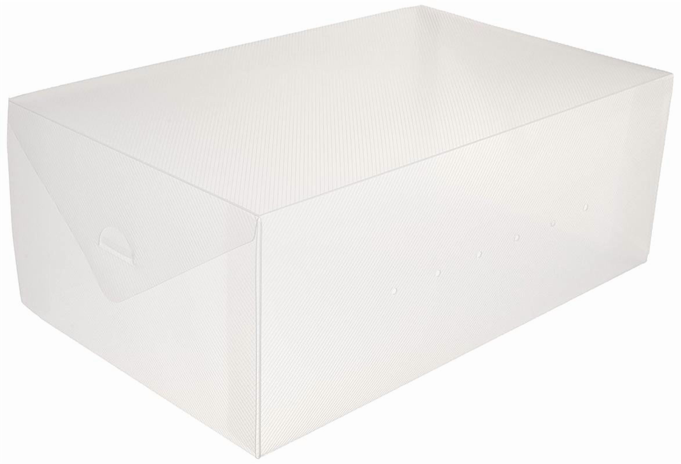 Greenco Clear Flip-Top Foldable Shoe Storage Boxes-10 Pack- - Walmart.com