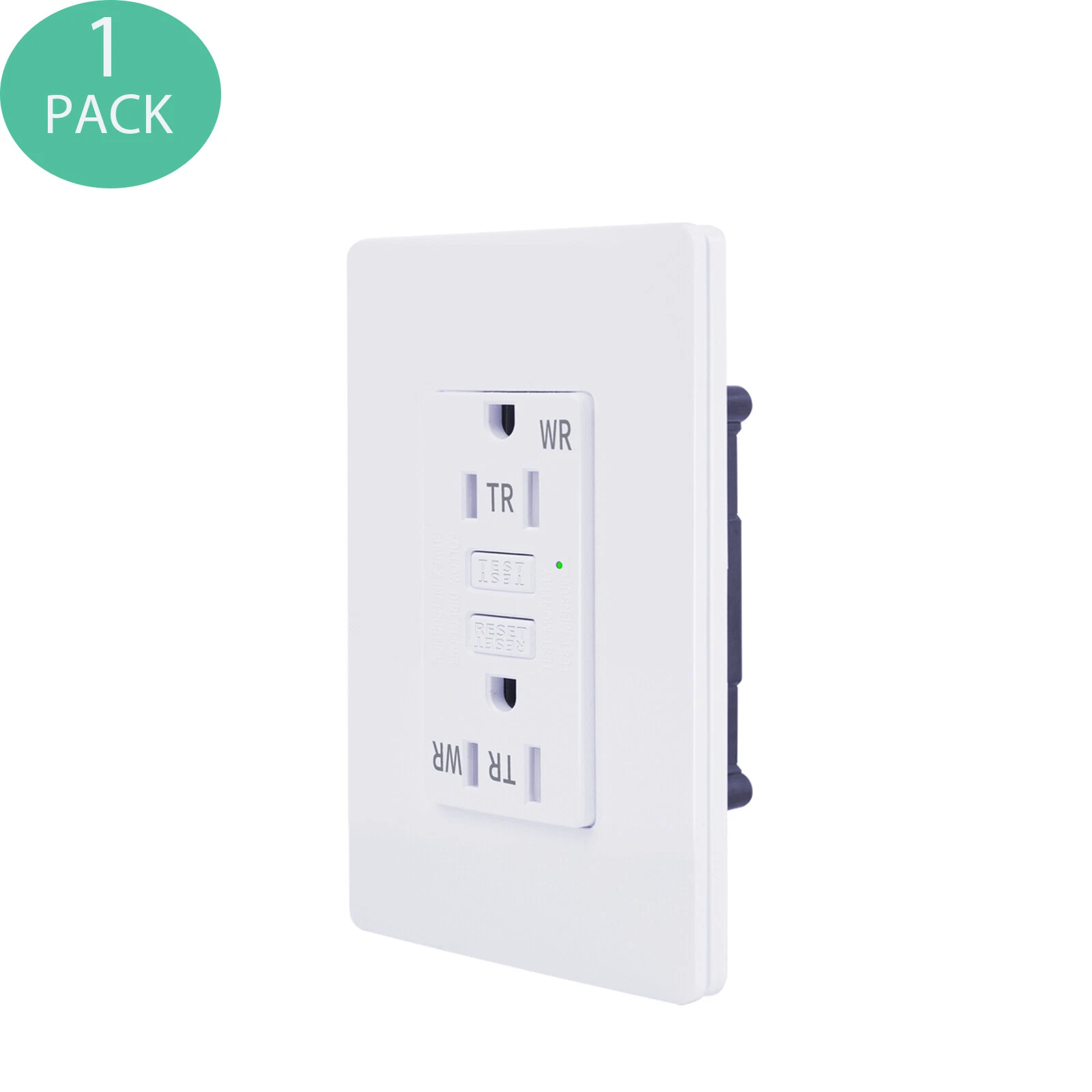 Greencycle 15A Gfci Duplex Outlet Receptacle With Led Indicator,Ul ...