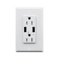 Greencycle 3.6A 2-Port USB Wall Outlet, 15 Amp Tamper Resistant ...