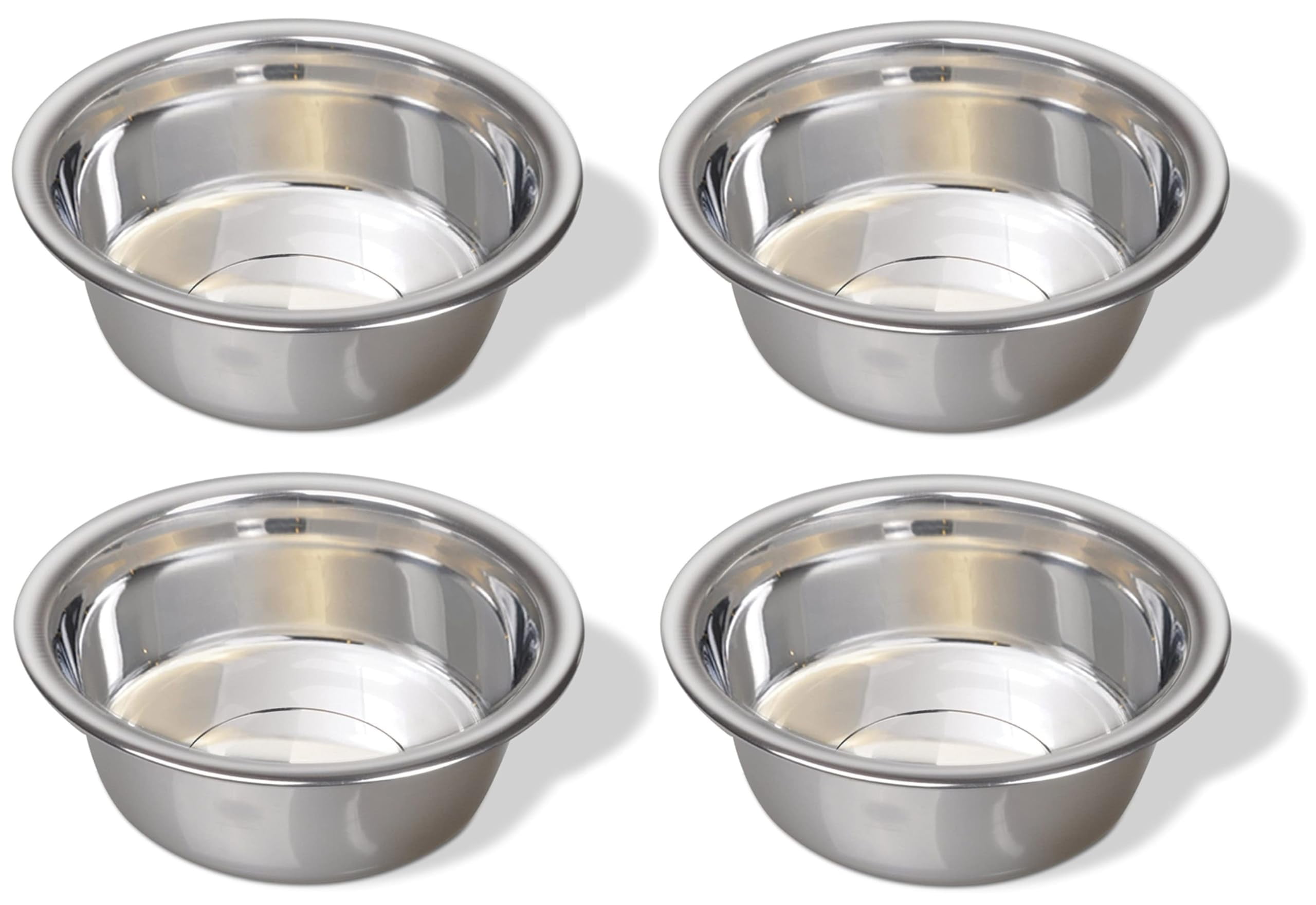 Greendale - 4 Pack TSF6 - Large (6.75 Cups) - Stainless Dog Bowls ...