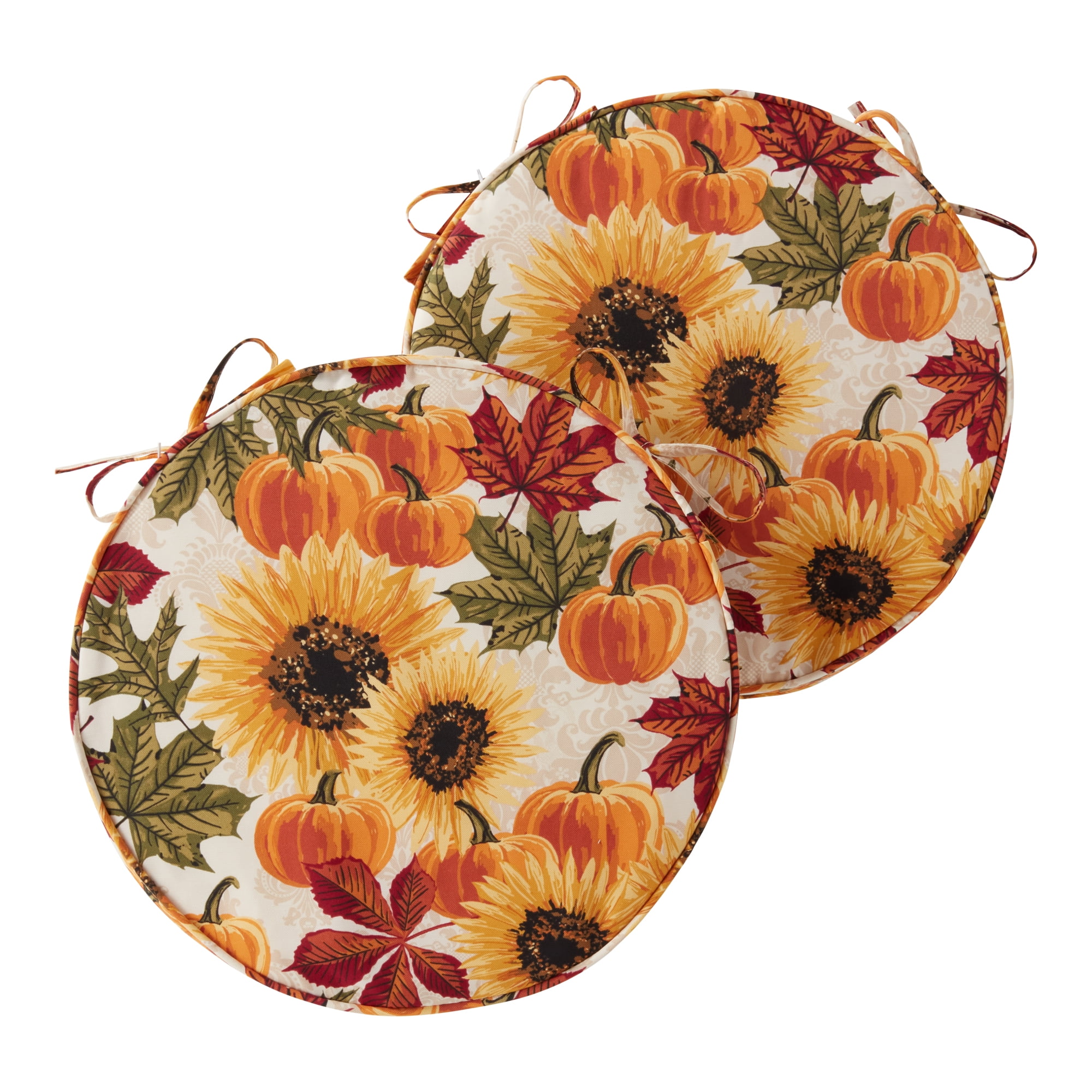Greendale Home Fashions 18" x 18" Marisol Round Outdoor Chair Pad (Set ...