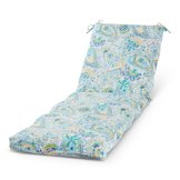 GDF Studio Jessica Outdoor Weather Resistant Chaise Lounge Cushion, Set ...