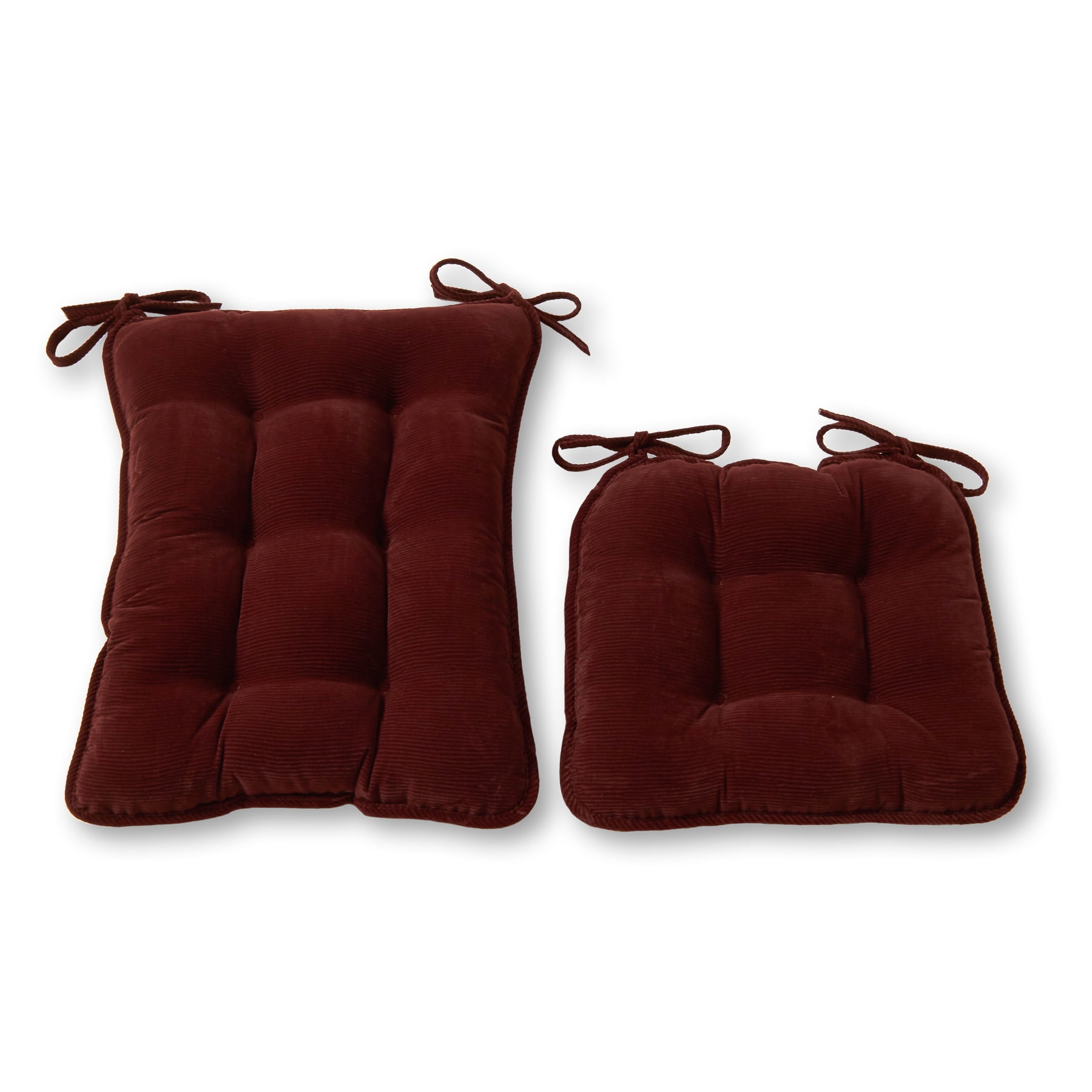 Greendale Home Fashions Cherokee Merlot 2-Piece Rocking Chair Cushion ...