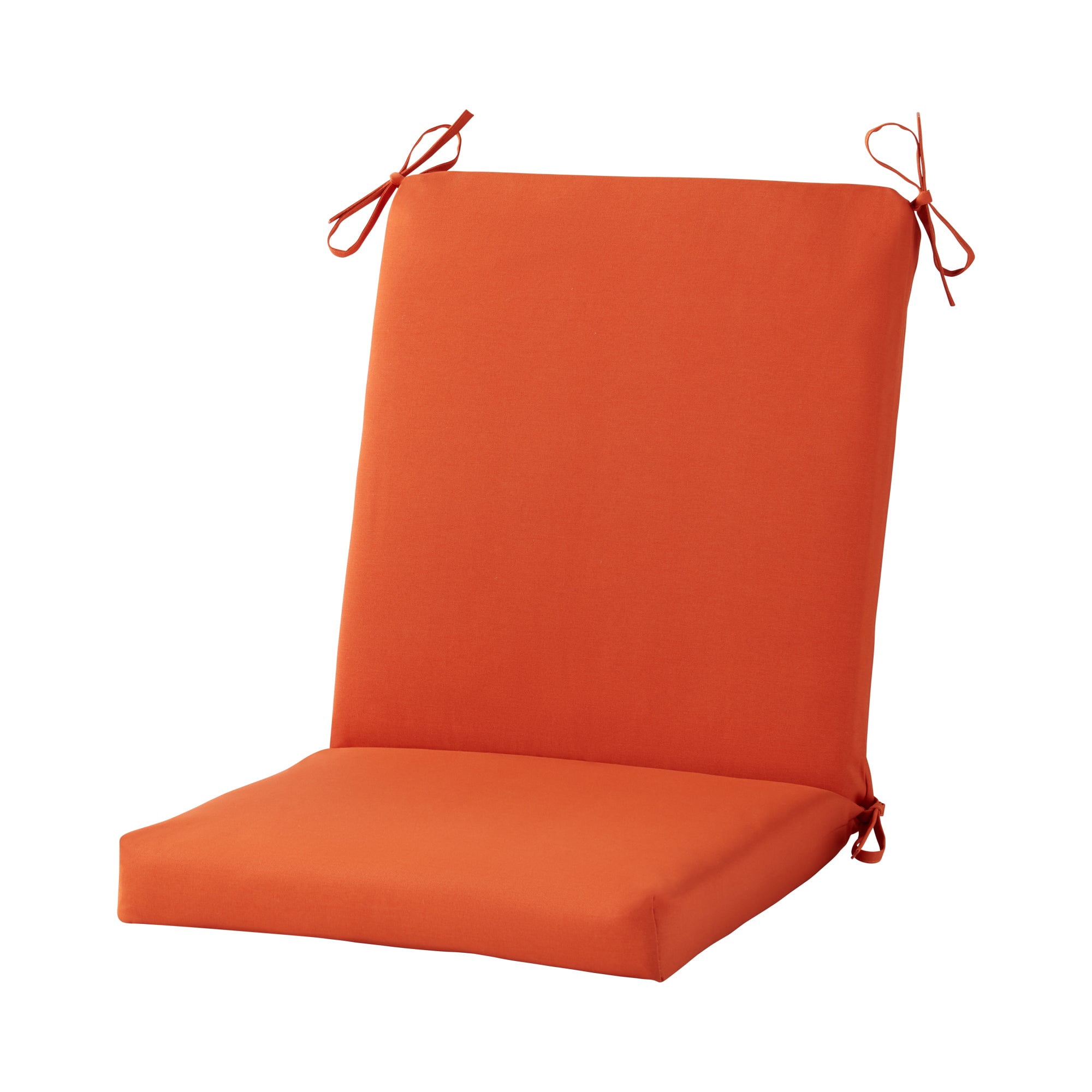Greendale Home Fashions Outdoor 43'' x 20'' High Back Chair Pad, Rust ...