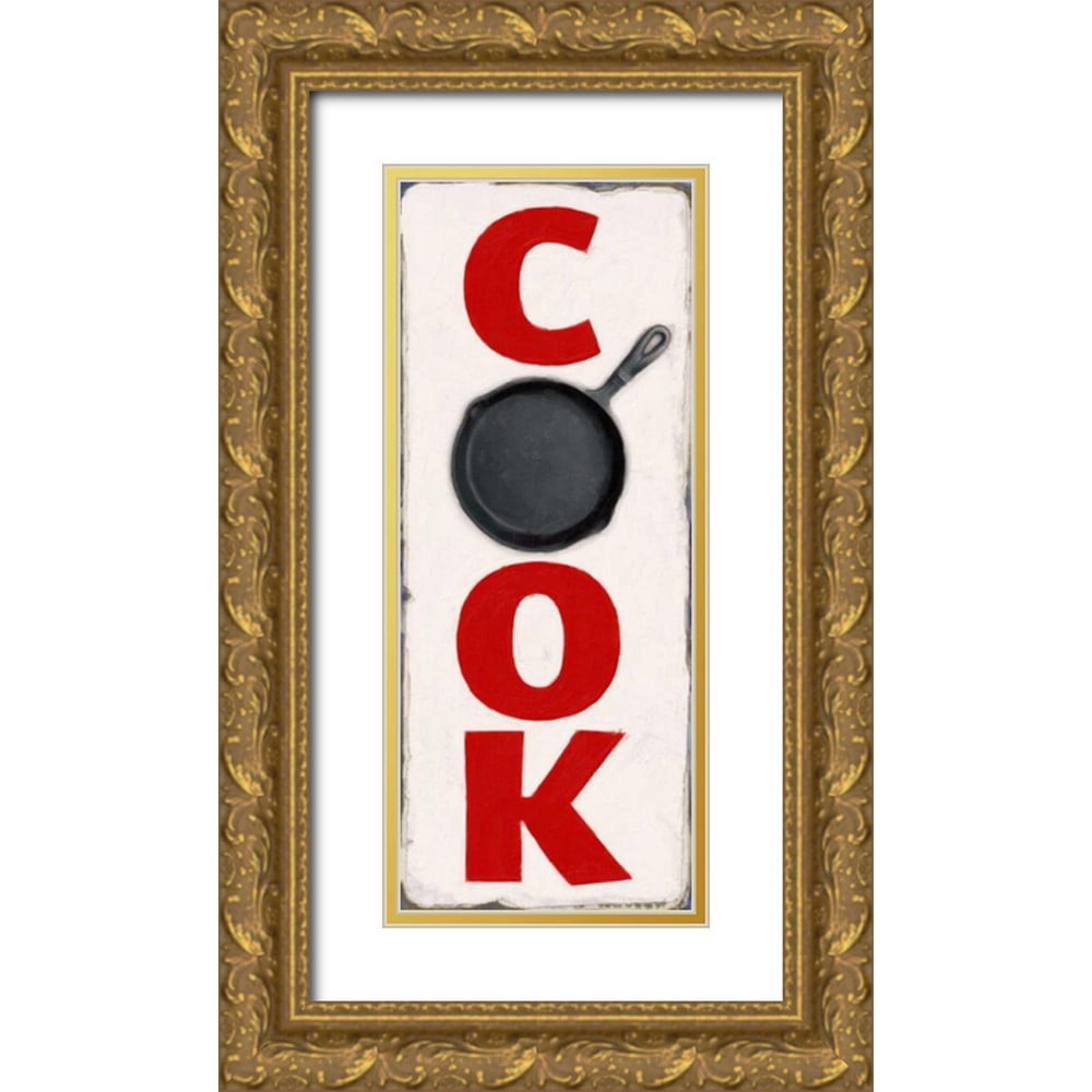 Greene, Taylor 10x18 Gold Ornate Wood Framed with Double Matting Museum ...