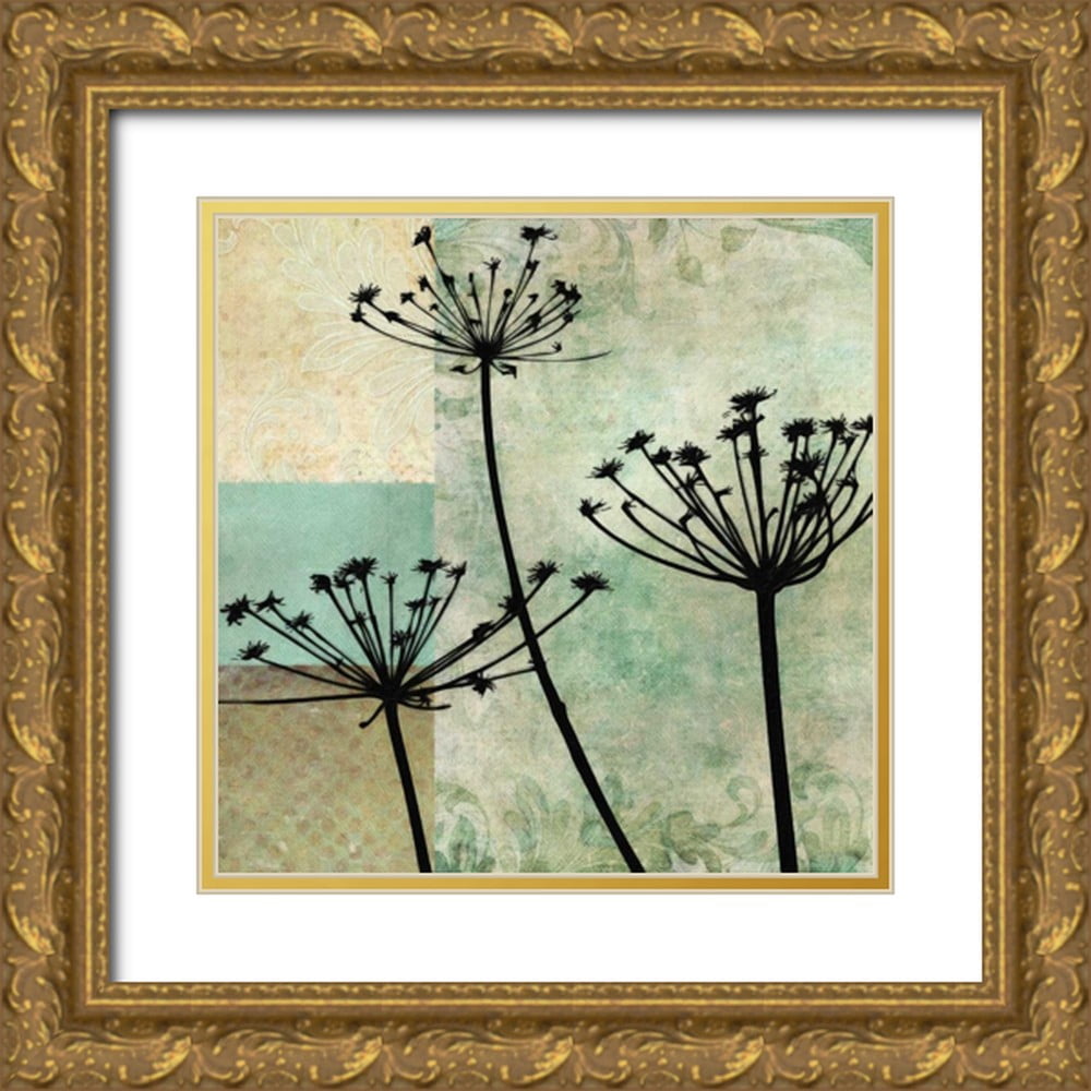 Greene, Taylor 12x12 Gold Ornate Wood Framed with Double Matting Museum ...