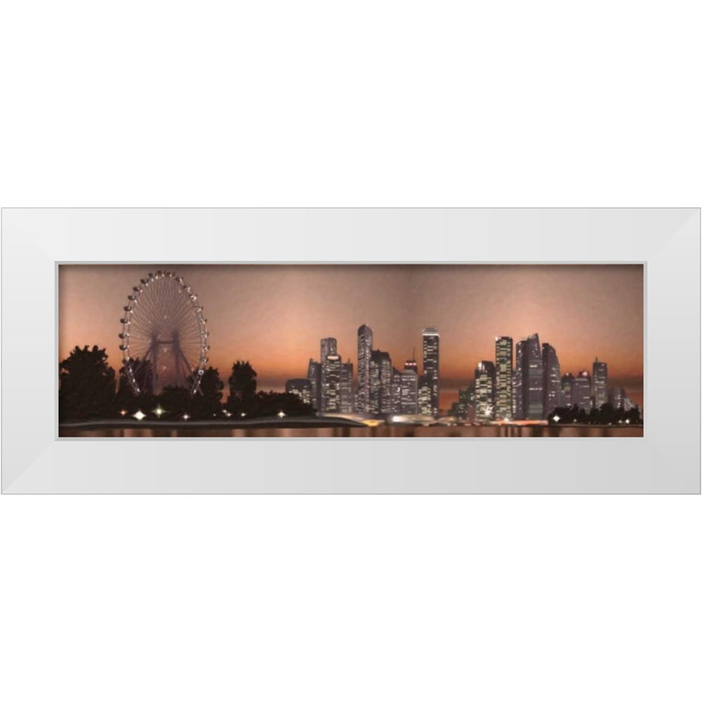 Greene, Taylor 18x8 White Modern Wood Framed Museum Art Print Titled ...