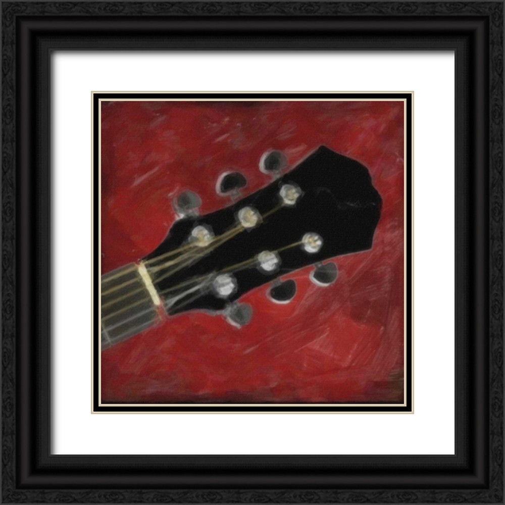 Greene, Taylor 26x26 Black Ornate Wood Framed with Double Matting ...
