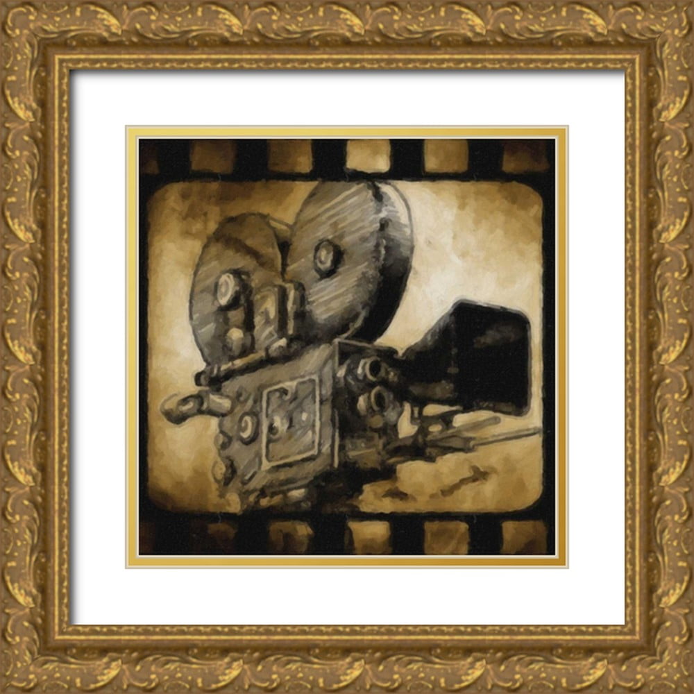 Greene, Taylor 26x26 Gold Ornate Wood Framed with Double Matting Museum ...