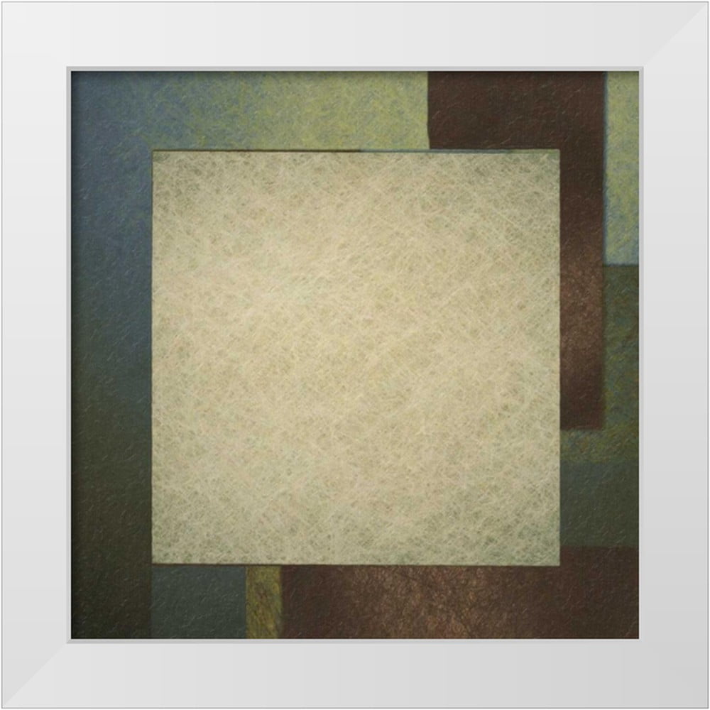 Greene, Taylor 26x26 White Modern Wood Framed Museum Art Print Titled ...