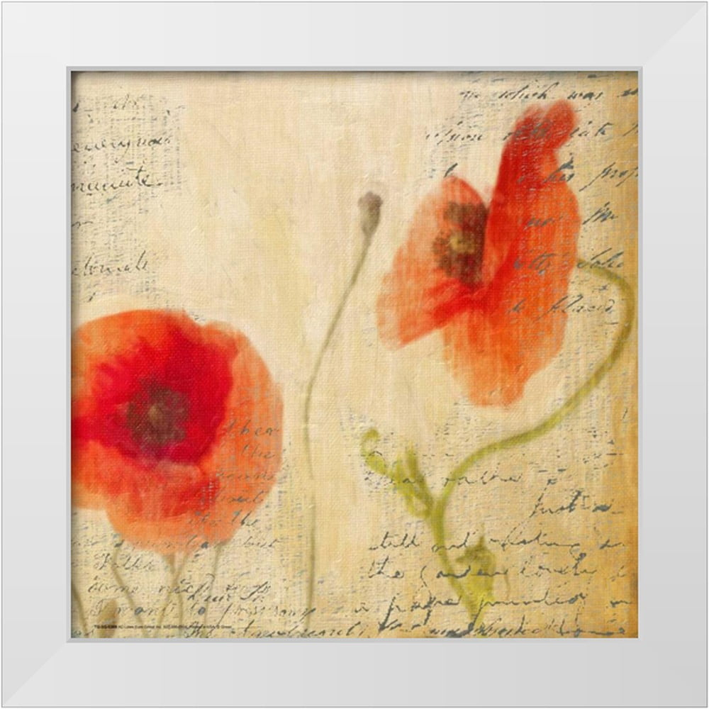 Greene, Taylor 26x26 White Modern Wood Framed Museum Art Print Titled ...